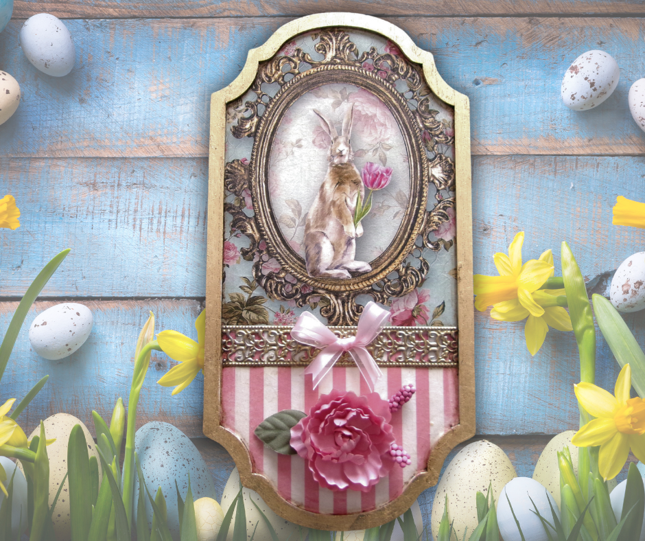 DIY Easter Plaque: Easy Decoupage Tutorial – Decoupage Napkins.Com