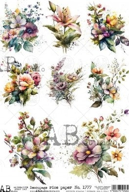 Quality & Elegance: AB Studio A4 Rice Paper for Decoupage – Decoupage ...