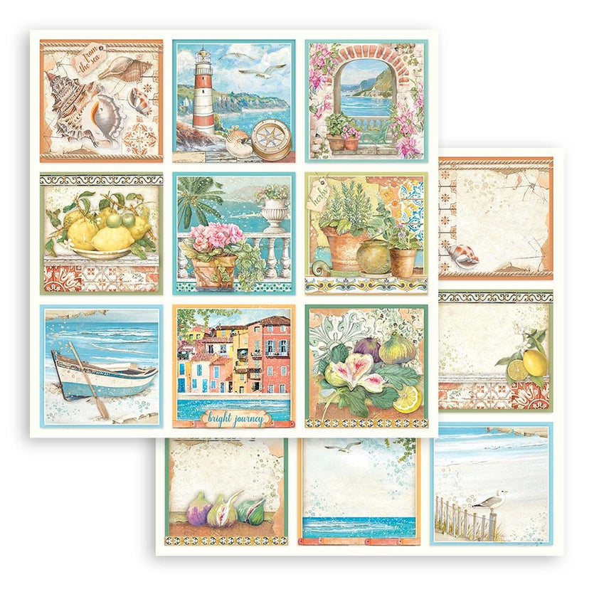 Stamperia Scrapbooking Blue Dream - 12 x 12 Paper Pad – Decoupage ...