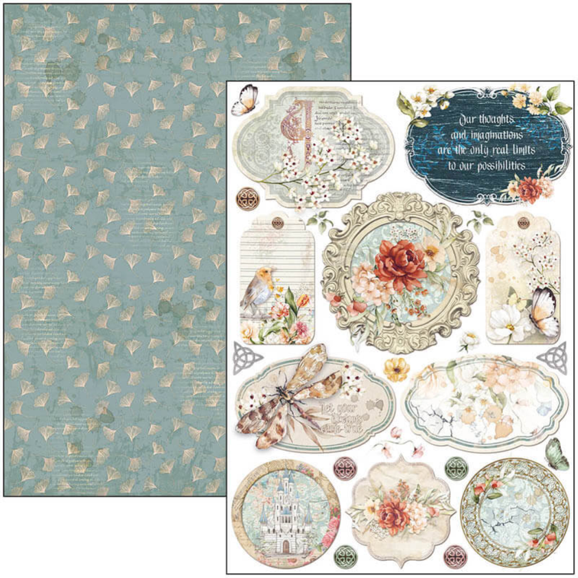 Ciao Bella Reign of Grace A4 Creative Pad for Decoupage, Scrapbooking ...