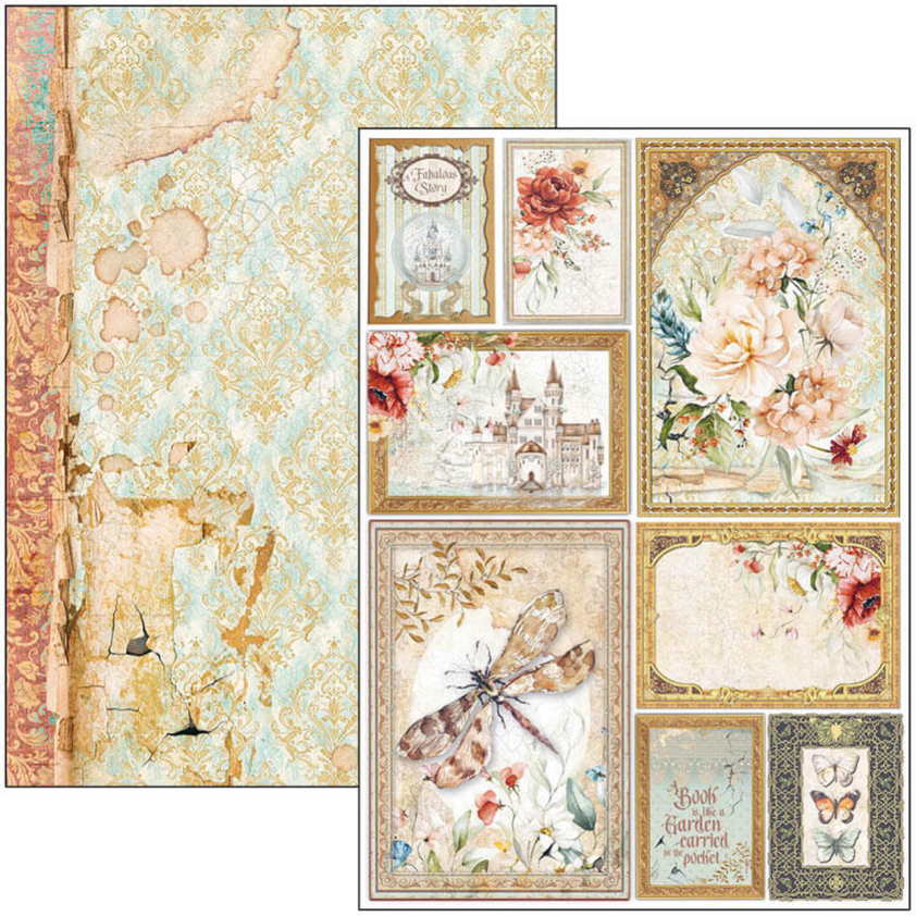 Ciao Bella Reign of Grace A4 Creative Pad for Decoupage, Scrapbooking ...