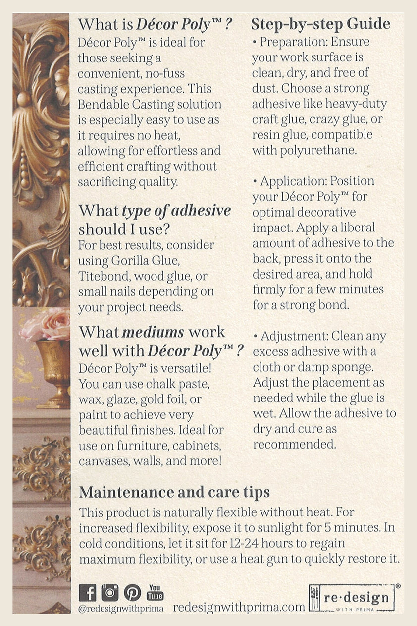 Décor Poly: Bendable, Safe, Stylish Appliqués for DIY Projects & Decor ...