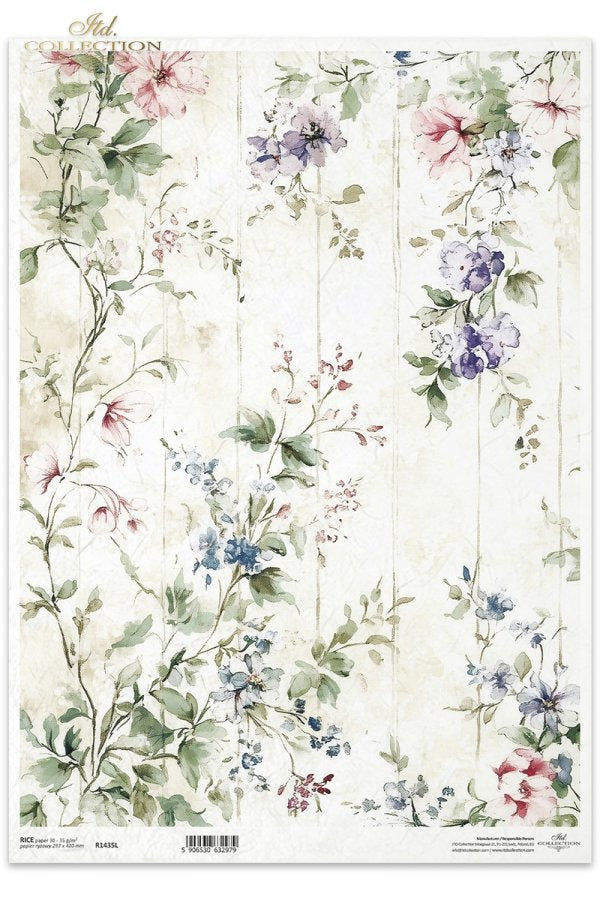 Discover Exquisite ITD Collection A3 Rice Paper for Decoupage ...