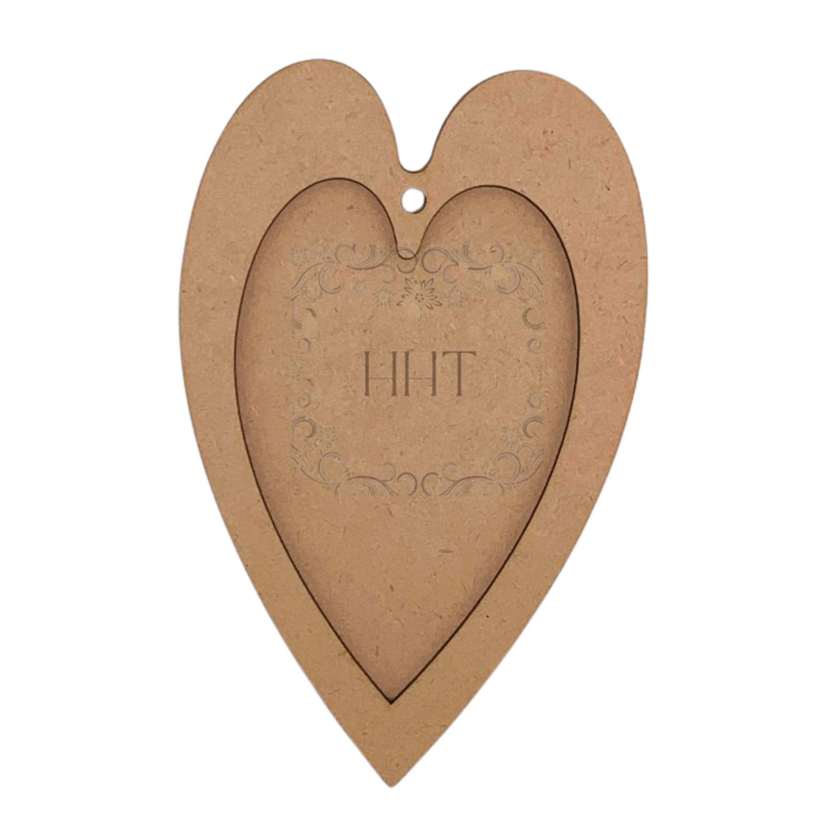 MDF Heart Ornament with Overlay Frame by Handcrafted Holiday Tradition ...