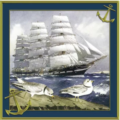 Shop Windjammer Decoupage Napkin for Crafting, Scrapbooking, Journaling ...