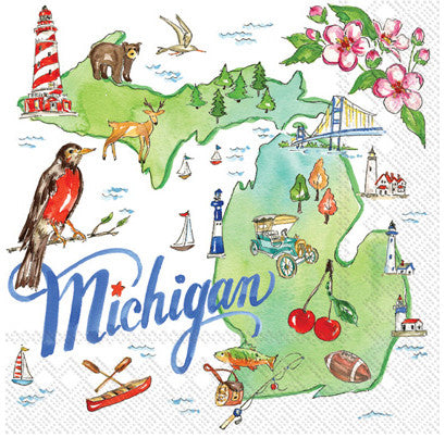 Shop Michigan State Decoupage Napkin for Crafting, Scrapbooking ...