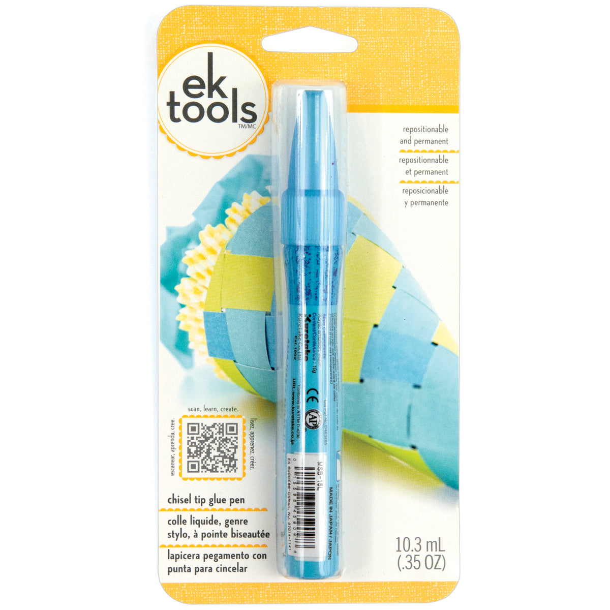 EK Tools ZIG Chisel Tip Glue Pen - 2 Way – Decoupage Napkins.Com