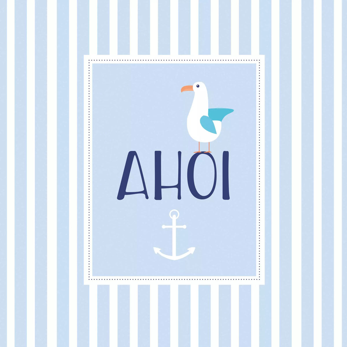 Shop Ahoi nautical Decoupage Paper Napkin for Mixed Media, Scrapbook ...