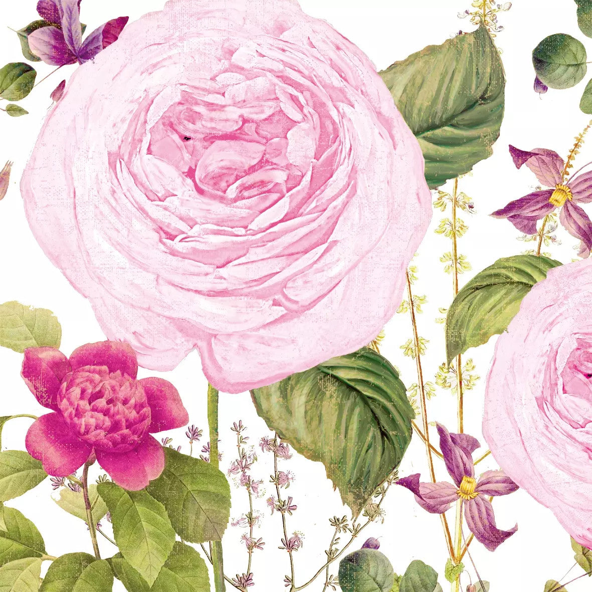 Shop Princess Rose Decoupage Paper Napkin for Mixed Media, Scrapbook ...