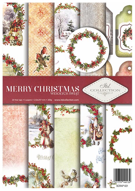 ITD Collection Scrapbooking Paper for Mixed Media, Cardmaking, Journal ...