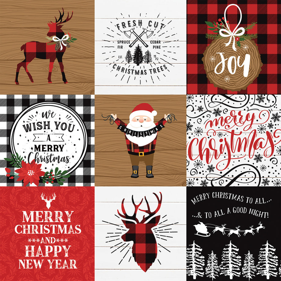 christmas pattern card