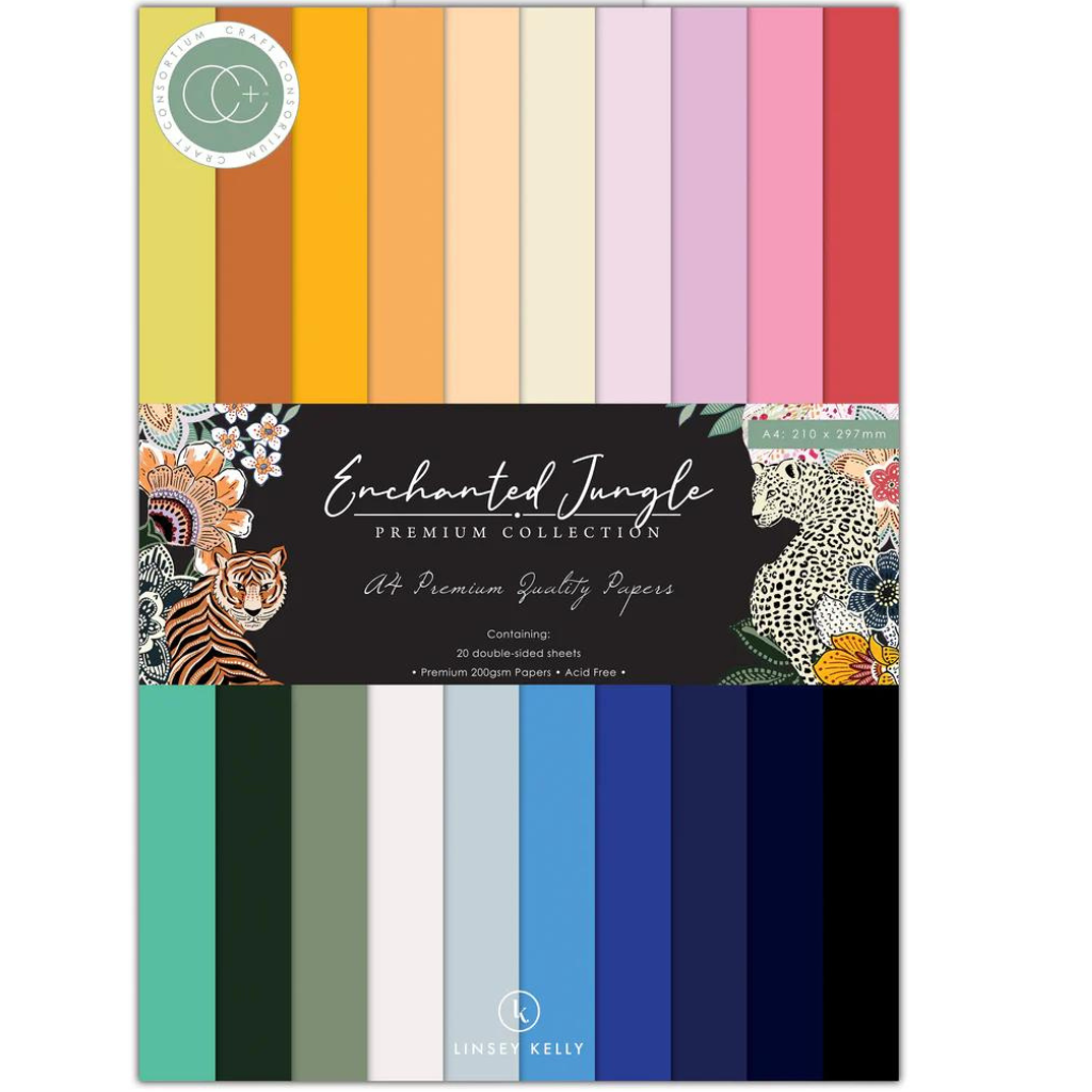 Enchanted Jungle Craft Consortium Double-Sided Paper Pad A4 20/Pkg ...