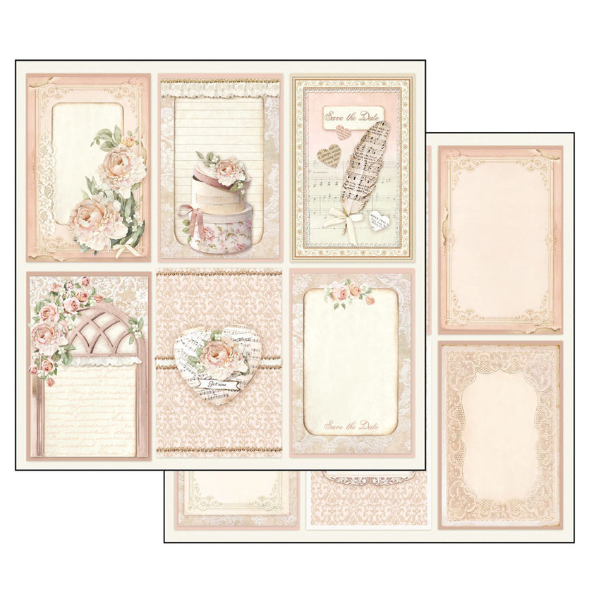 Stamperia Scrapbooking Ceremony - 12 x 12 Paper Pad – Decoupage Napkins.Com