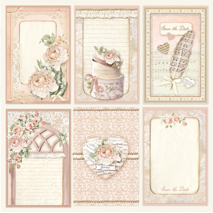 Stamperia Scrapbooking Ceremony - 12 x 12 Paper Pad – Decoupage Napkins.Com