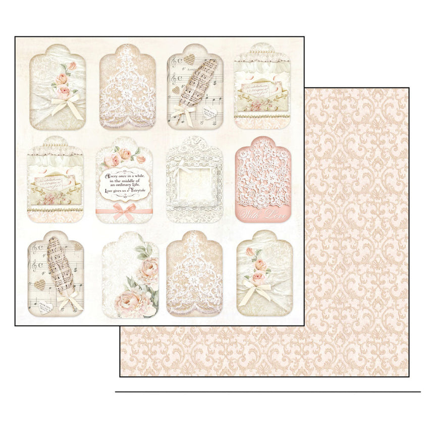 Stamperia Scrapbooking Ceremony - 12 x 12 Paper Pad – Decoupage Napkins.Com