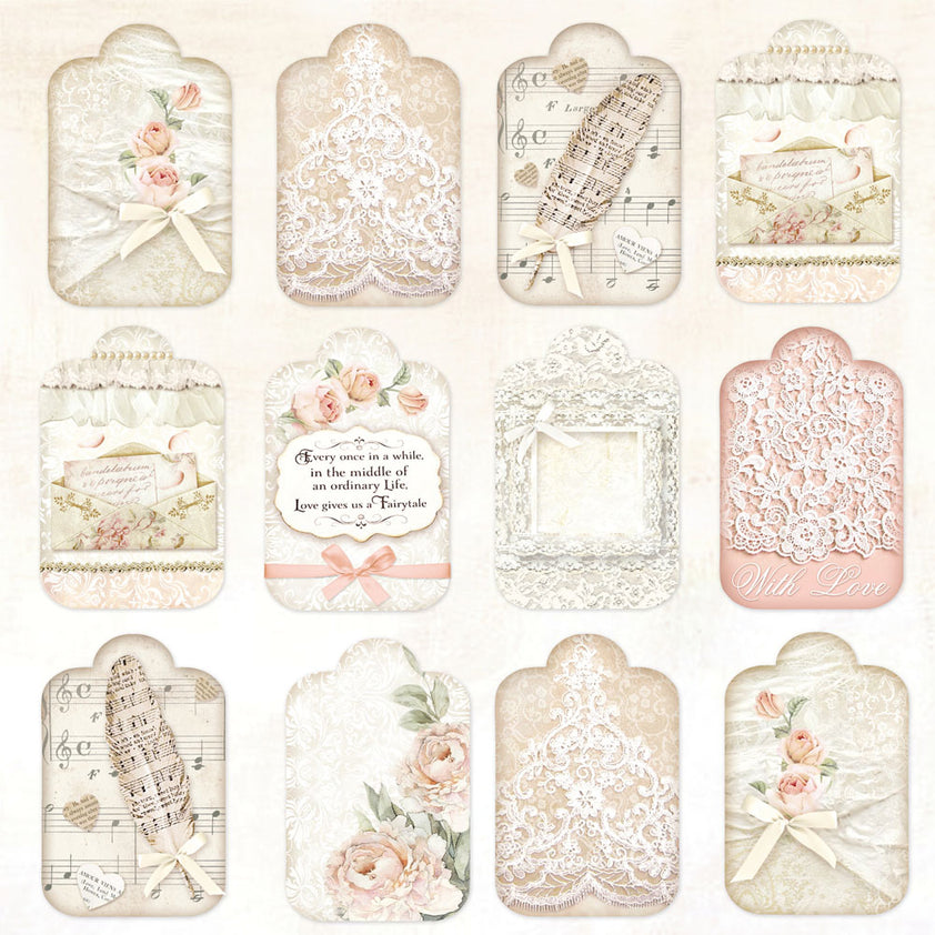 Stamperia Scrapbooking Ceremony - 12 x 12 Paper Pad – Decoupage Napkins.Com