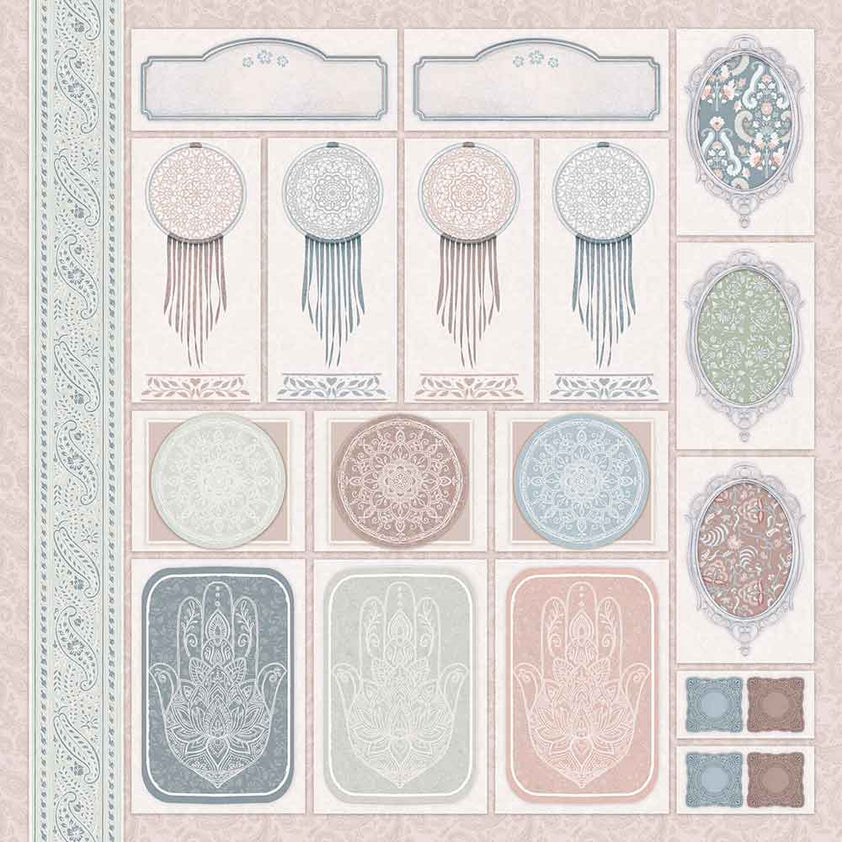 Stamperia Secrets of India - 12 x 12 Paper Pad Scrapbooking Paper ...