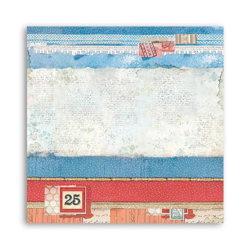 Stamperia 12x12 Cardstock Christmas Patchwork Rounds Scrapbook Paper ...